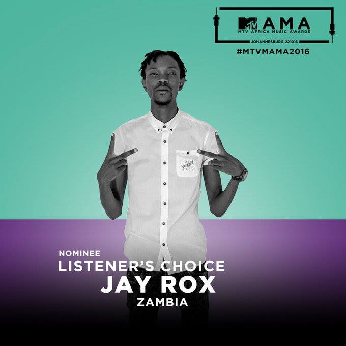 Jay Rox Nominated for an MTV Base Africa Award - Zambian Music Blog