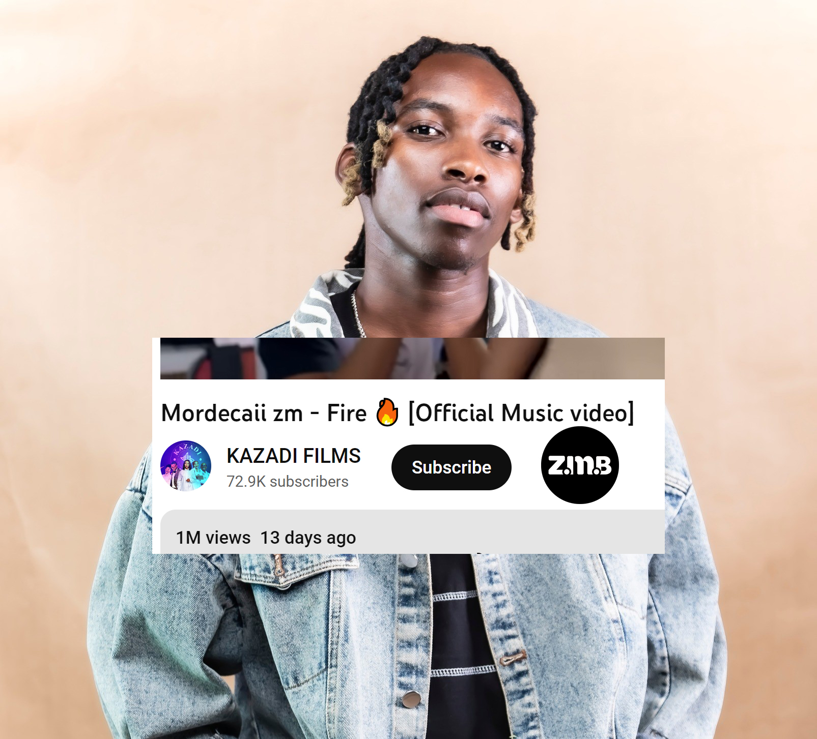 Mordecaii zm's hit song "Fire" reaches an Impressive Milestone ...